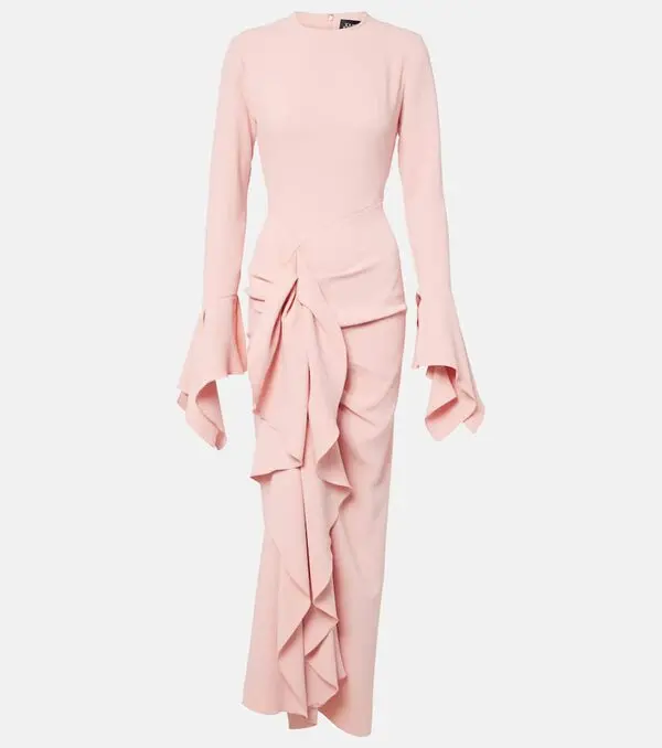 Solace London Della Draped Gown