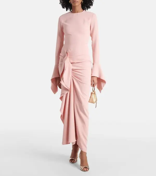 Solace London Della Draped Gown