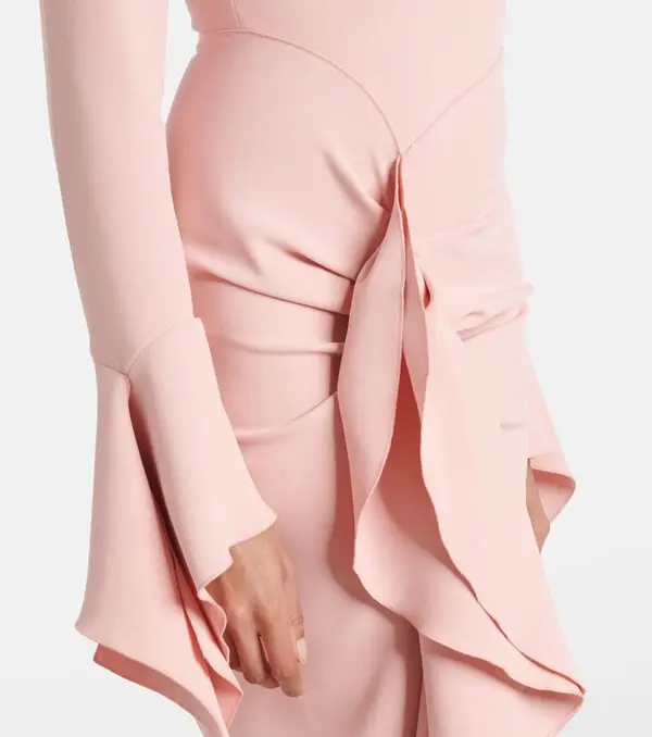 Solace London Della Draped Gown
