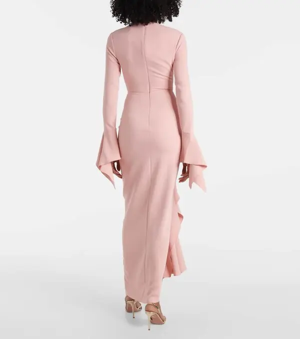 Solace London Della Draped Gown