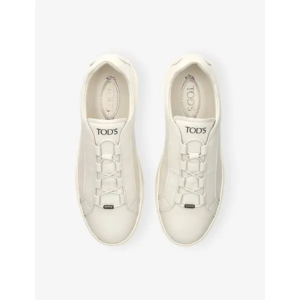 TOD'S Suede Cassetta Low-top Trainers - Bone