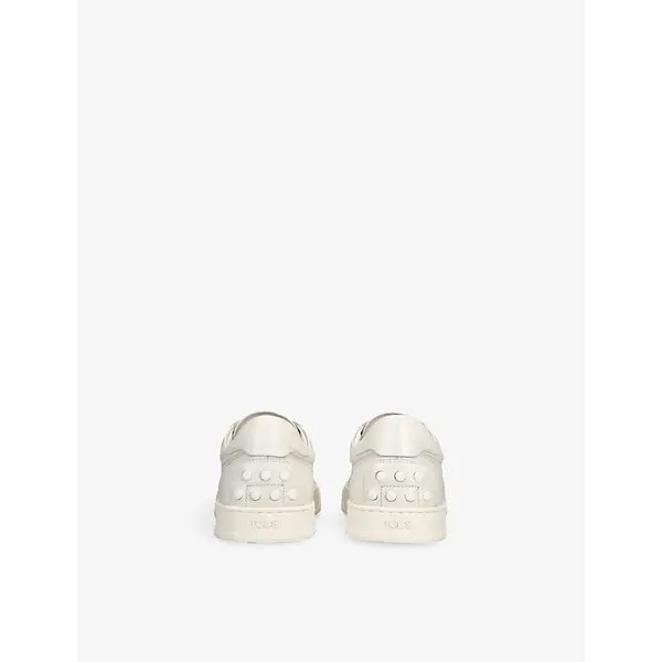 TOD'S Suede Cassetta Low-top Trainers - Bone
