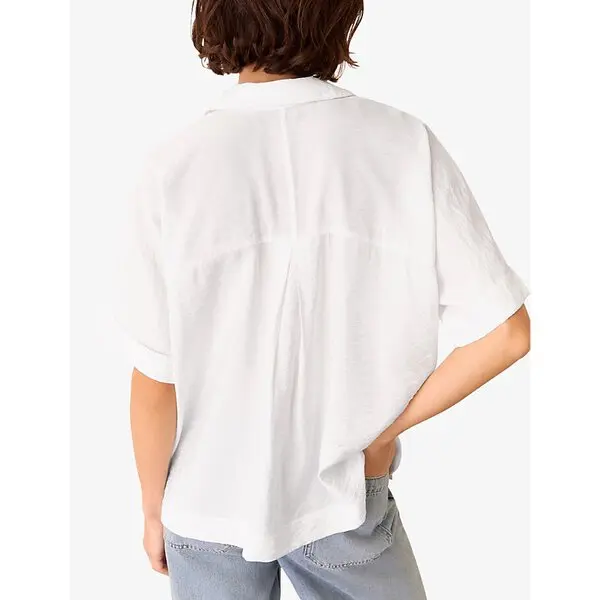 Whistles Relaxed-fit Woven Shirt - White