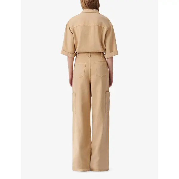 IRO PARIS Maina Short-sleeve Woven Jumpsuit