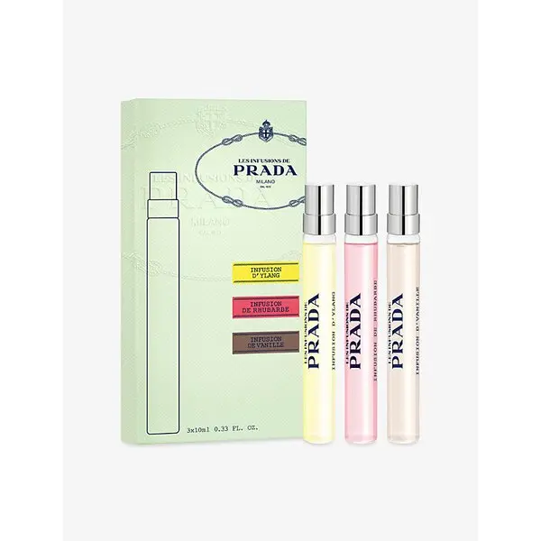 Prada Infusions Eau De Parfum Travel Set 3 X 10ml - One-color
