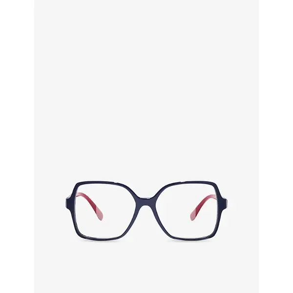 Chanel Ch3473 Square-frame Optical Glasses - Blue