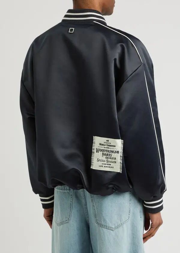 WOOYOUNGMI Logo-appliquéd Bomber Jacket