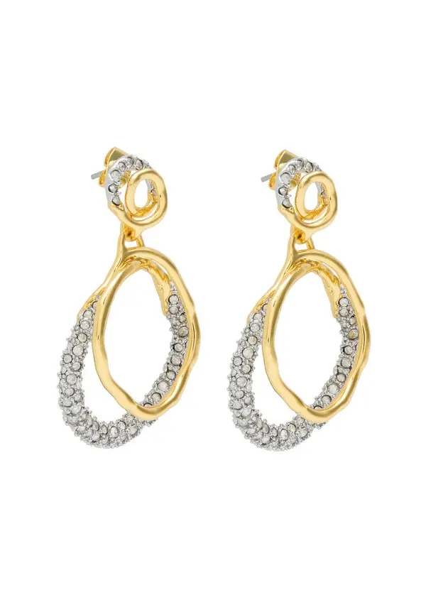 Alexis Bittar Solanales 14kt -plated Hoop Earrings