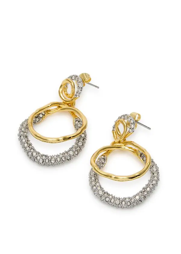Alexis Bittar Solanales 14kt -plated Hoop Earrings
