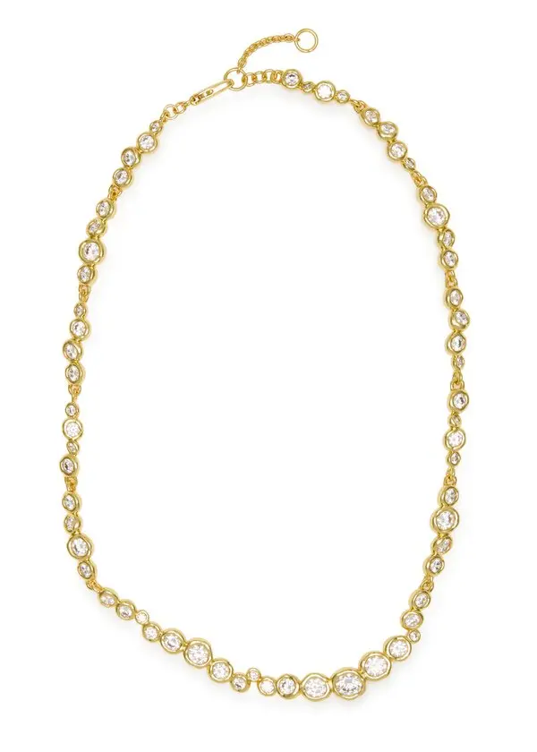Alexis Bittar Asterales Crystal-embellished Necklace - Gold
