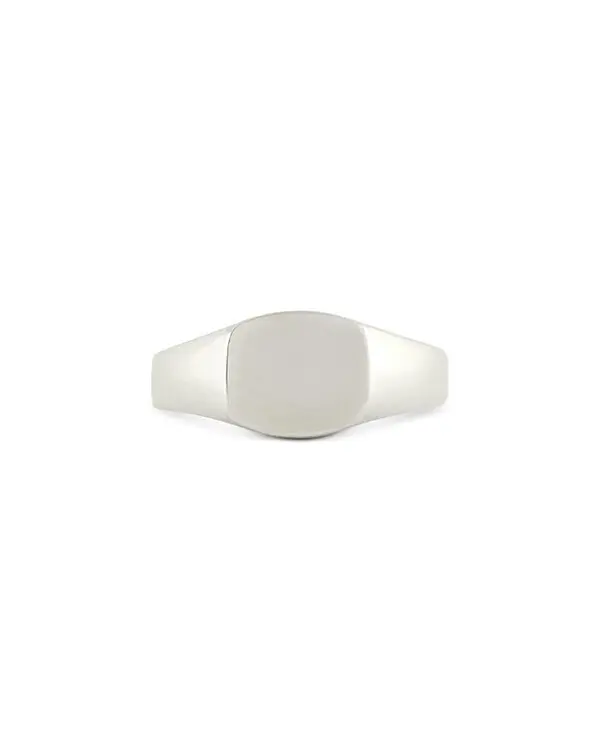 SERGE DENIMES Sterling Signet Ring - Silver