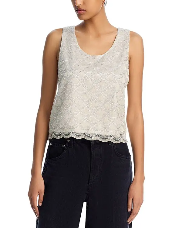 Aqua Beaded Tank