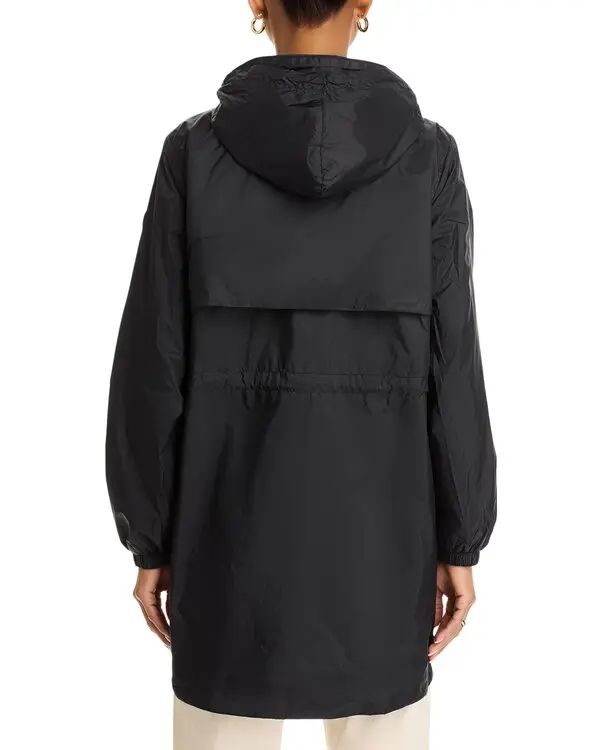 SAVE THE DUCK Fleur Hooded Raincoat - Black