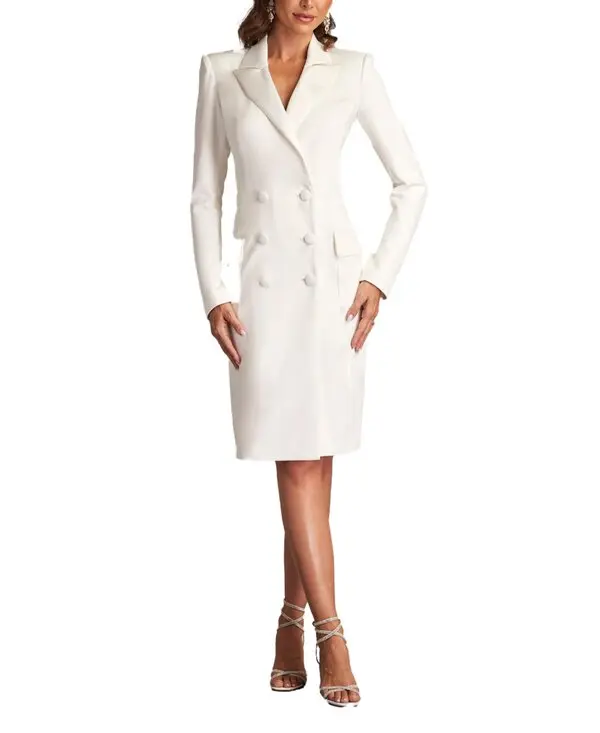ivory square neck dress BIANCA Square Neck A-line Satin Gown main image 0
