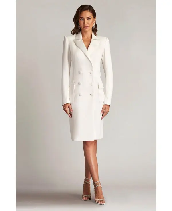 Tadashi Shoji Mckay Double-breasted Coat Dress