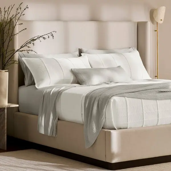 BOLL & BRANCH Signature Modern Grid Quilt, King/california King