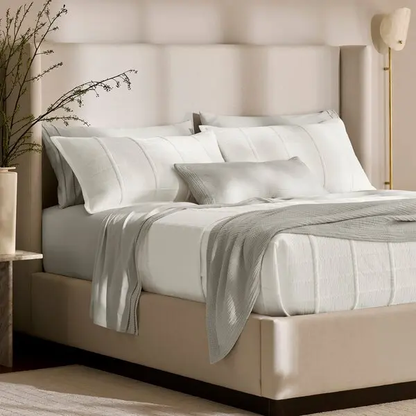 BOLL & BRANCH Signature Modern Grid King Sham