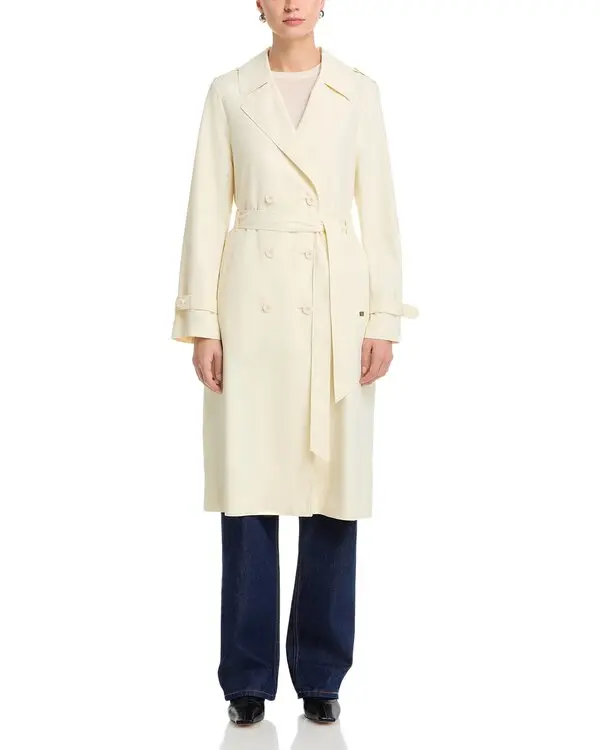 Soia & Kyo Blaire Packable Trench Coat - Sidewalk Chalk