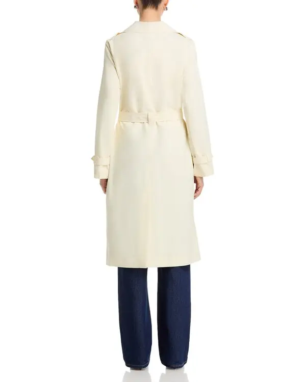 Soia & Kyo Blaire Packable Trench Coat - Sidewalk Chalk