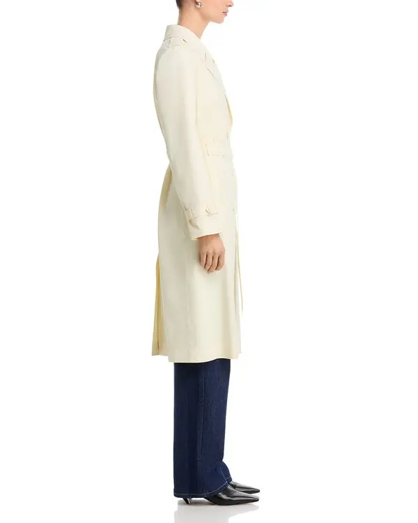 Soia & Kyo Blaire Packable Trench Coat - Sidewalk Chalk