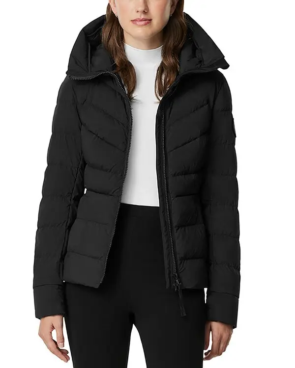 Canada Goose Clair Hooded Puffer Jacket - Black
