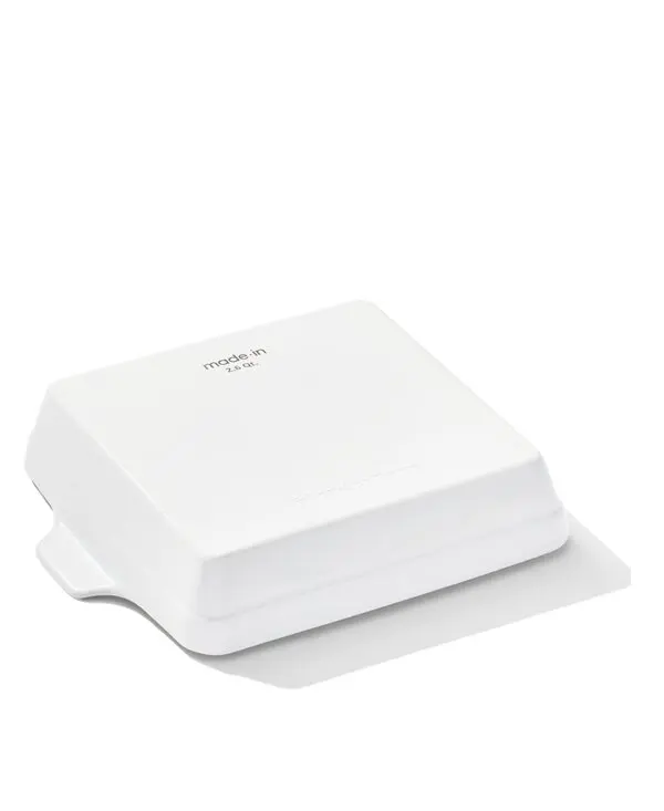 MADE IN Porcelain Square Baking Dish - White/navy