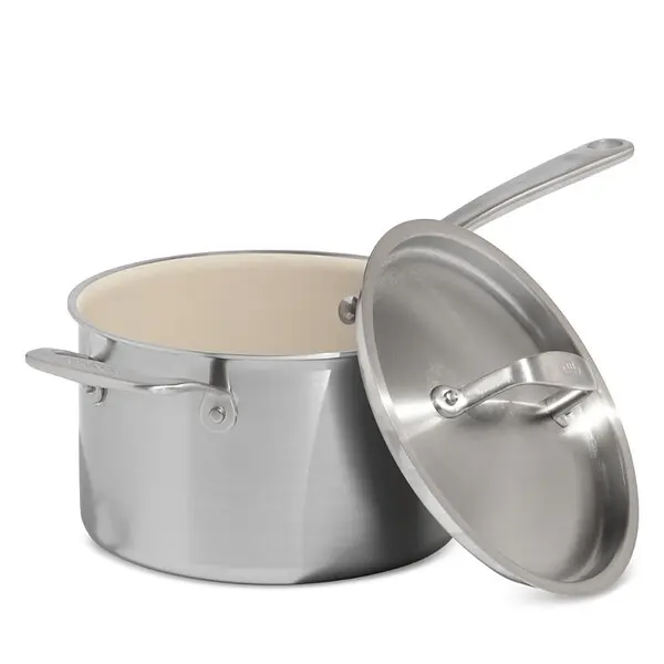 MADE IN 4 Qt. Saucepan With Lid - Ceramic