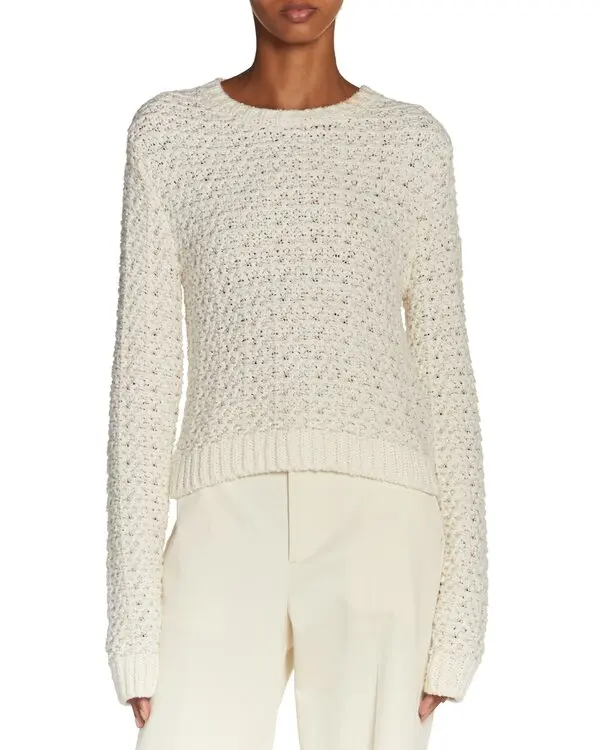 Moncler Open Stitch Sweater - Natural