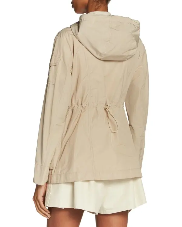 Moncler Leandro Hooded Parka - Beige