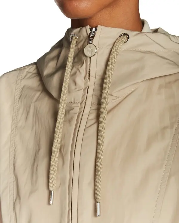 Moncler Leandro Hooded Parka - Beige
