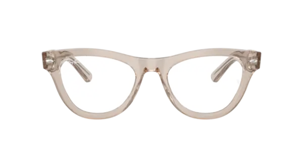 Ray-ban Cat-eye Eyeglasses - Transparent Light Brown