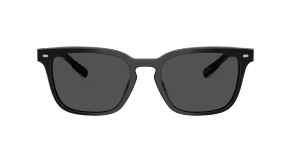 Brooks Brothers Rectangle Frame Sunglasses - Black
