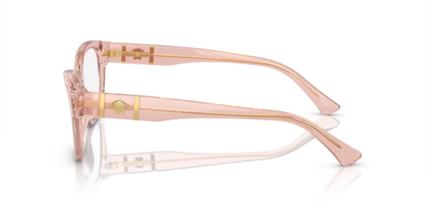 Versace Ve3344 Cat-eye Eyeglasses - Brown Transparent