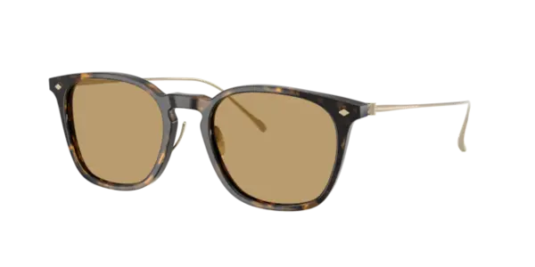 Giorgio Armani Pillow Frame Sunglasses - Havana