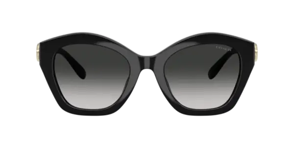 COACH Irregular Frame Sunglasses - Black