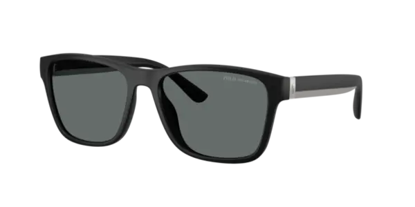 Polo Ralph Lauren Square Frame Sunglasses - Matte Black