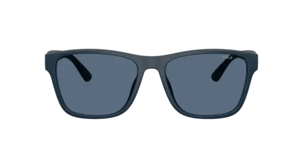 Polo Ralph Lauren Square Frame Sunglasses - Matte Navy Blue