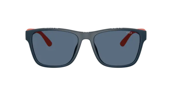Polo Ralph Lauren Square Frame Sunglasses - Matte Navy Blue