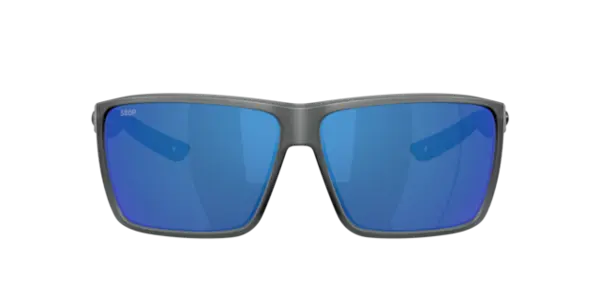 COSTA DEL MAR Rectangle Sunglasses With Polarized Lenses - Matte Smoke Crystal