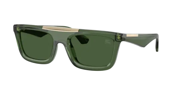 Burberry Be4451u Rectangle Eyeglasses - Green