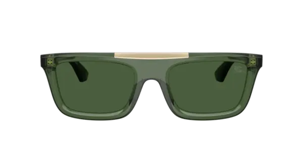 Burberry Be4451u Rectangle Eyeglasses - Green