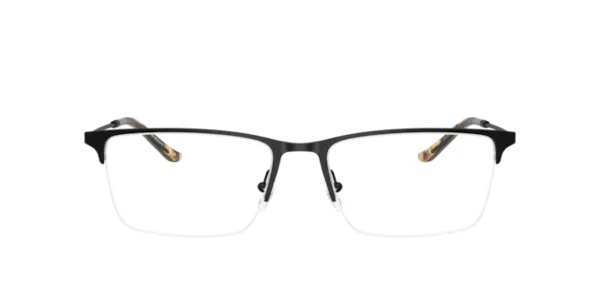 Emporio Armani Rectangle Optical Frames - Matte Black