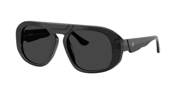 FERRARI Pillow-shaped Sunglasses With Polarized Lenses - Black