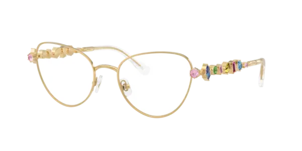 SWAROVSKI Strass-embellished Cat-eye Eyeglasses - Gold