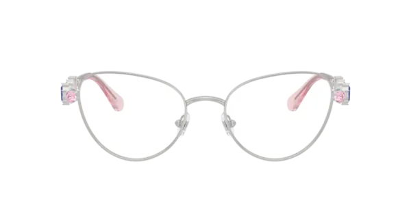 SWAROVSKI Strass-embellished Cat-eye Eyeglasses - Silver