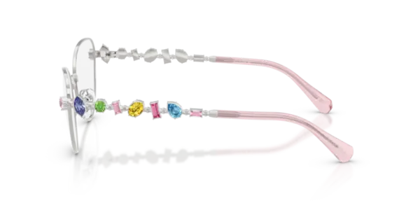 SWAROVSKI Strass-embellished Cat-eye Eyeglasses - Silver