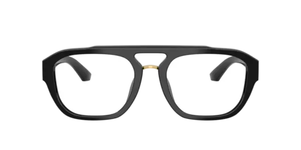 Dolce & Gabbana Full-rim Aviator Eyeglasses - Black