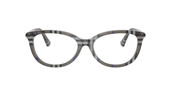 Burberry Irregular Eyeglasses - Check Lichen