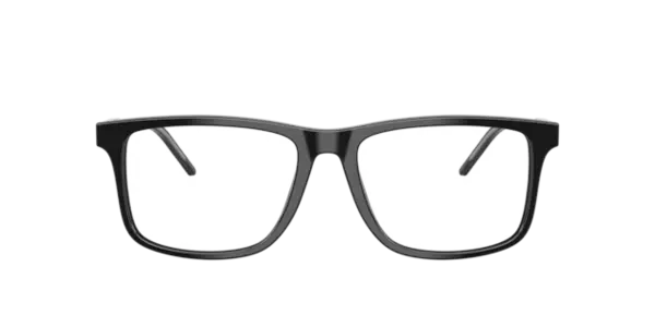 Emporio Armani Square Eyeglasses - Shiny Black
