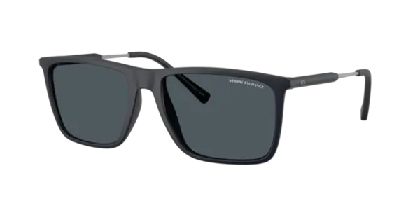 Armani Exchange Square Frame Sunglasses - Matte Blue
